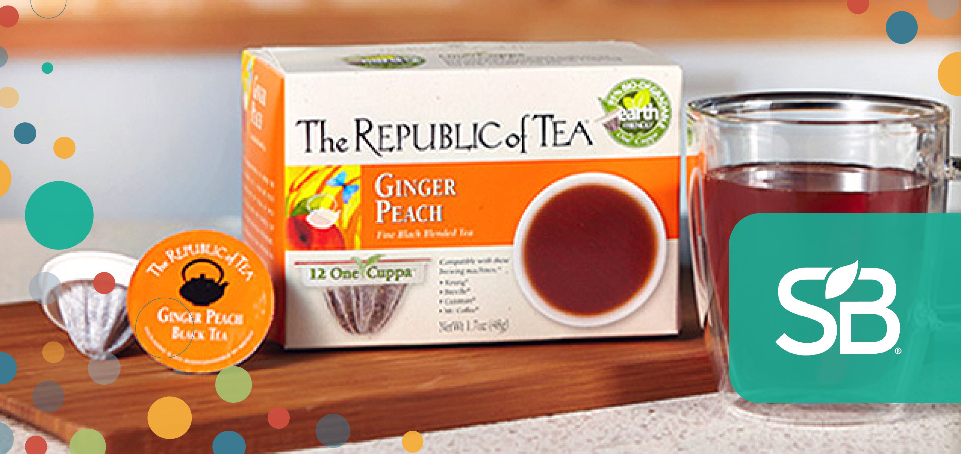 Republic of Tea Launches 95% Biodegradable Single-Serve Pod