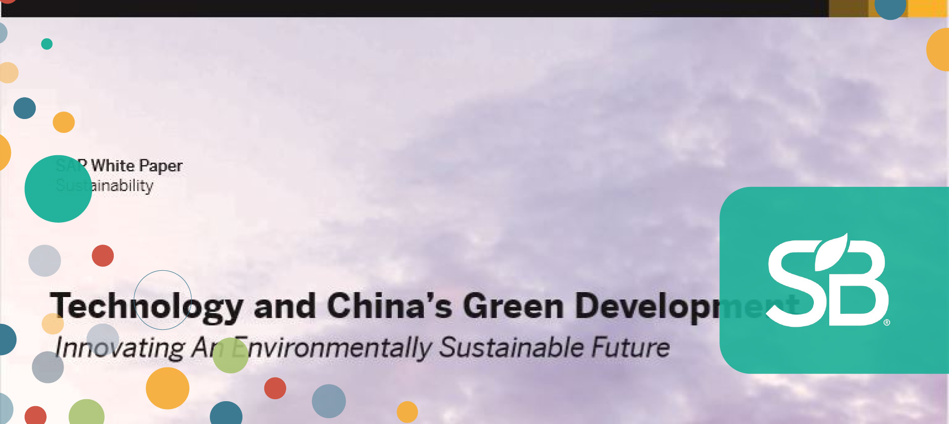 Technology and China’s Green Development - Innovating An ...