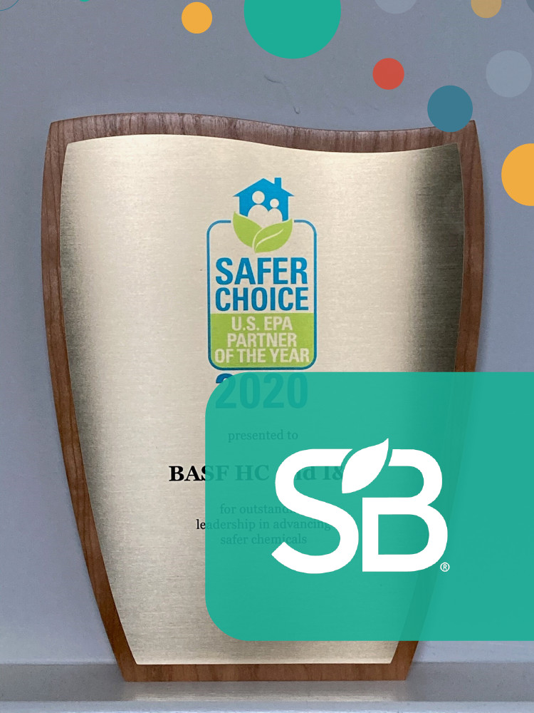 BASF honored with the 2020 Safer Choice Partner of the Year award